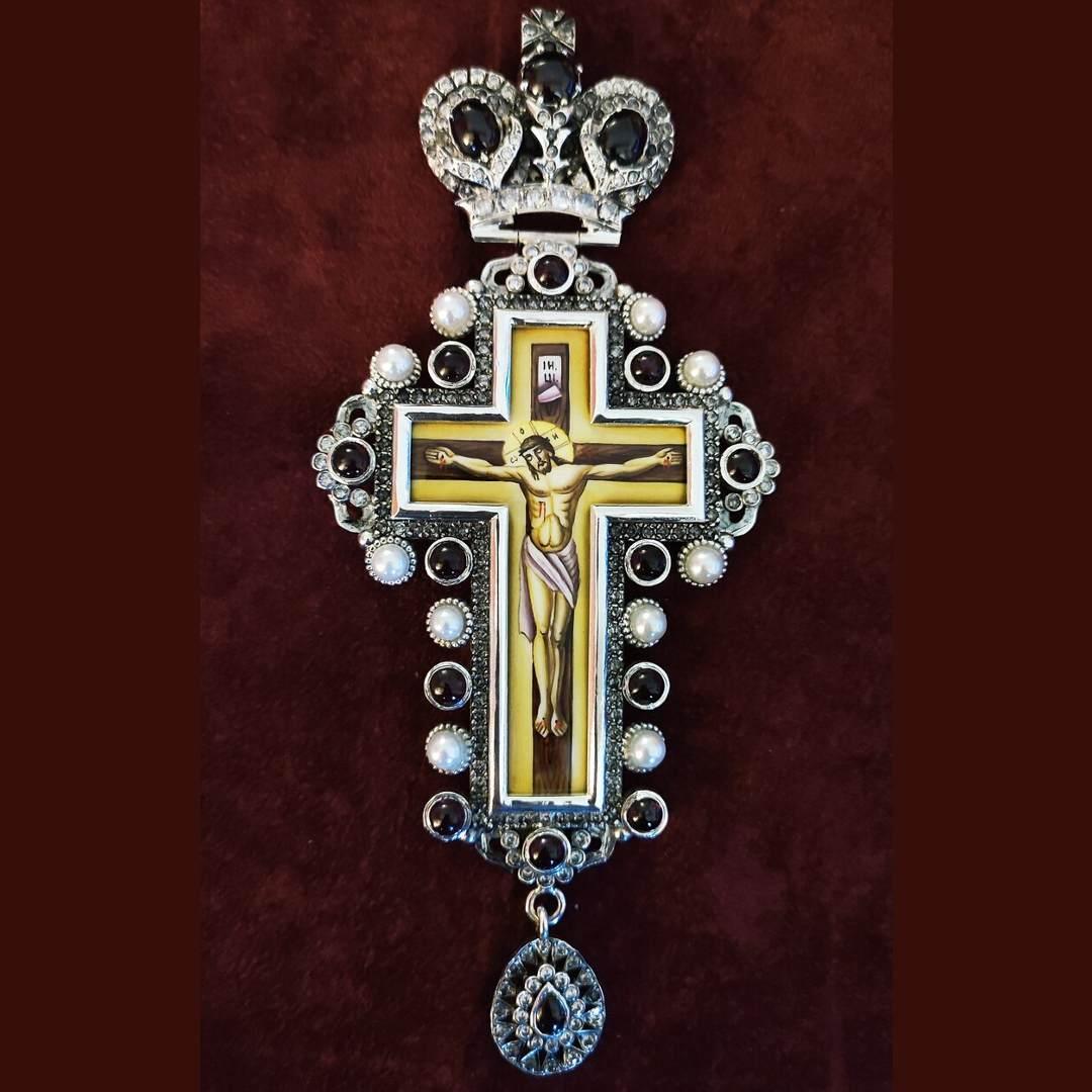 Exquisite Artisan-Crafted Pectoral Cross: A Testament to Elegance ...