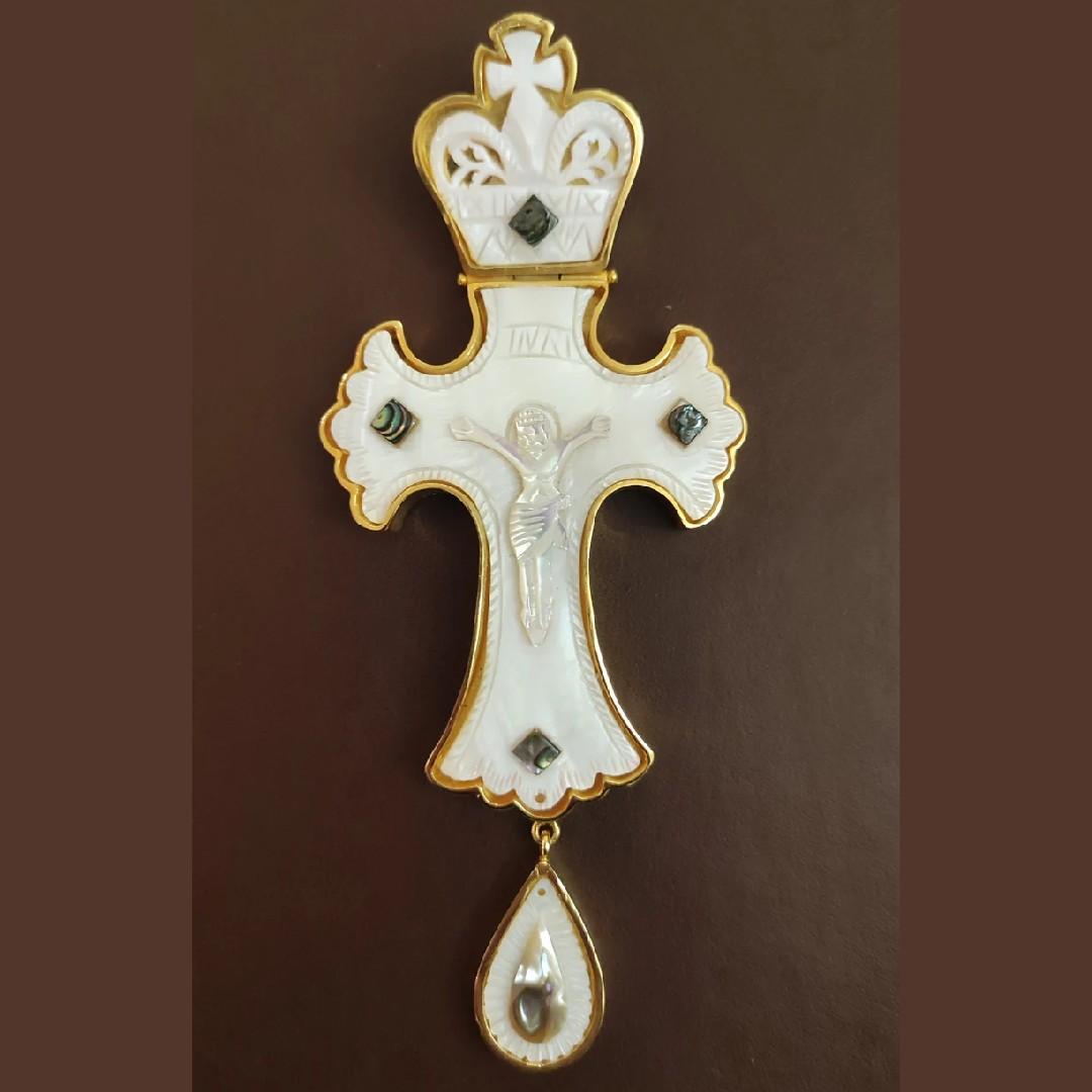 Pectoral Cross, Byzantine Cross, Orthothox and Catholic Cross, Priest ...