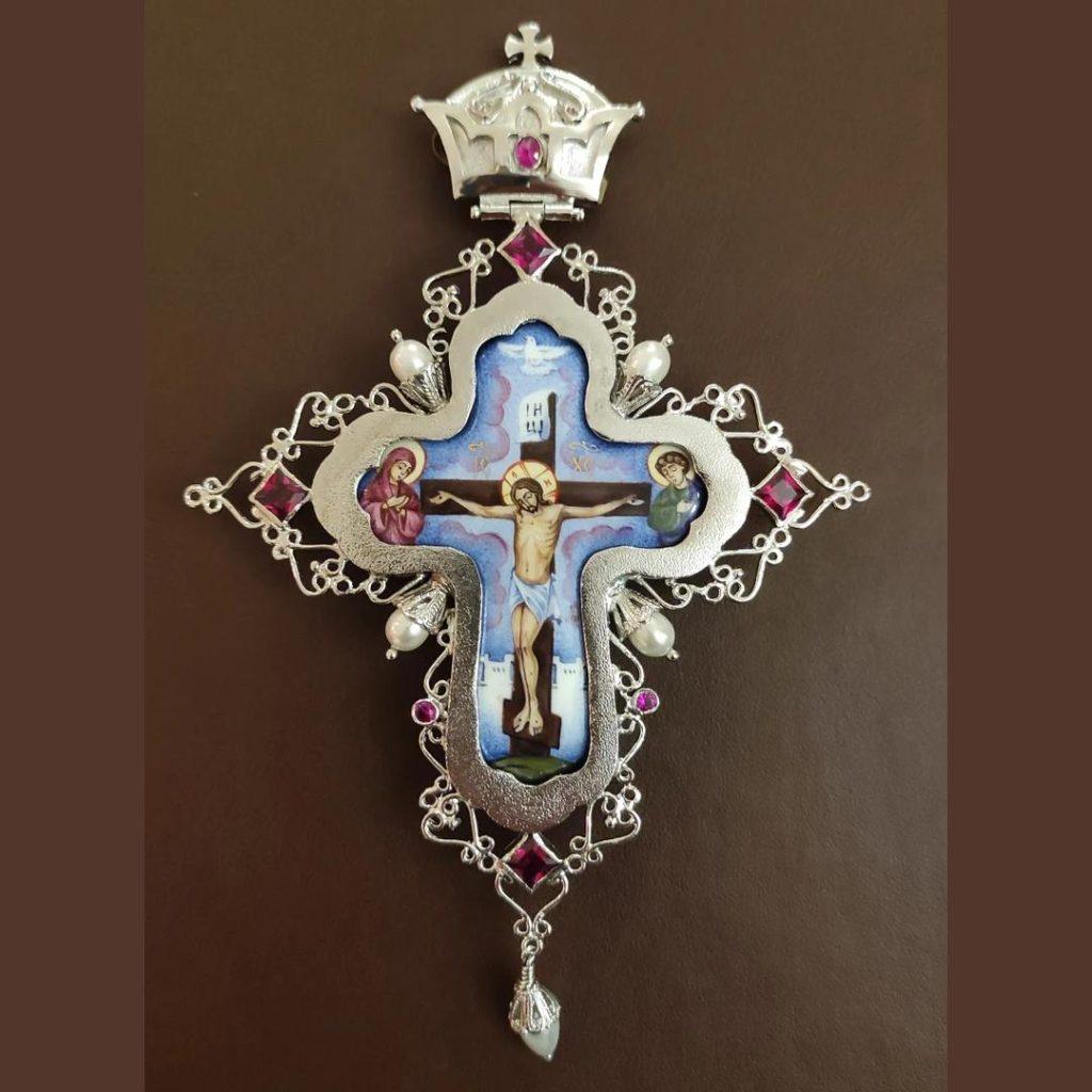 Pectoral Cross, Byzantine Cross, Orthothox and Catholic Cross, Priest ...