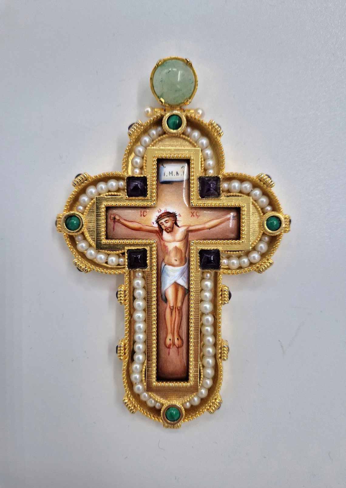 Exquisite Handcrafted Pectoral Cross 0000216 - Byzantine Art