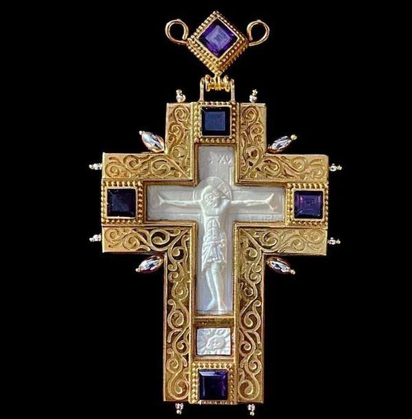 Pectoral Cross, Byzantine Cross, Orthothox and Catholic Cross, Priest ...