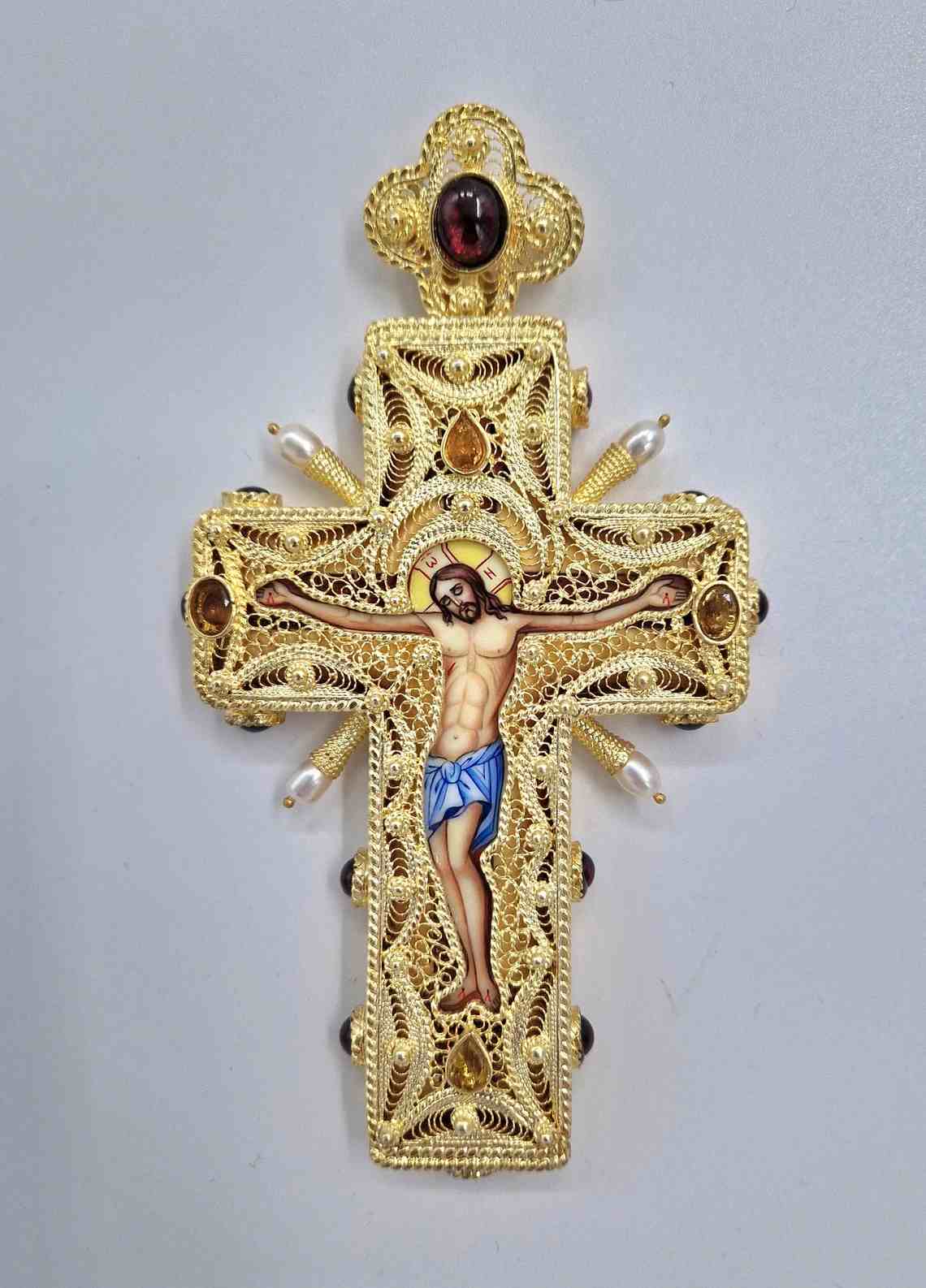 Pectoral Cross, Byzantine Cross, Orthothox and Catholic Cross, Priest ...
