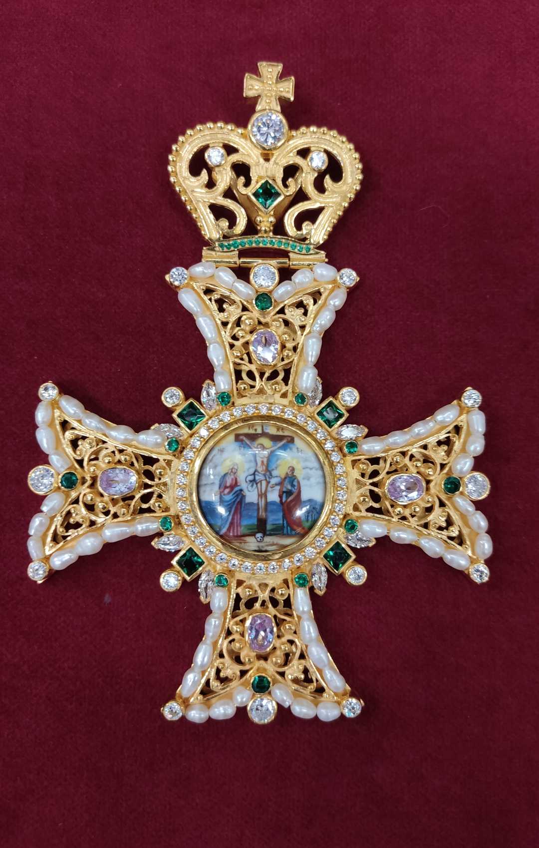 Exquisite Handmaded Pectoral Cross - 0000226 - Byzantine Art