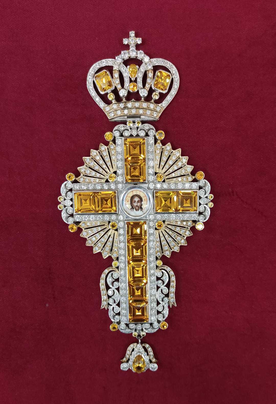 Handmade Pectoral Cross - 0000303 - Byzantine Art