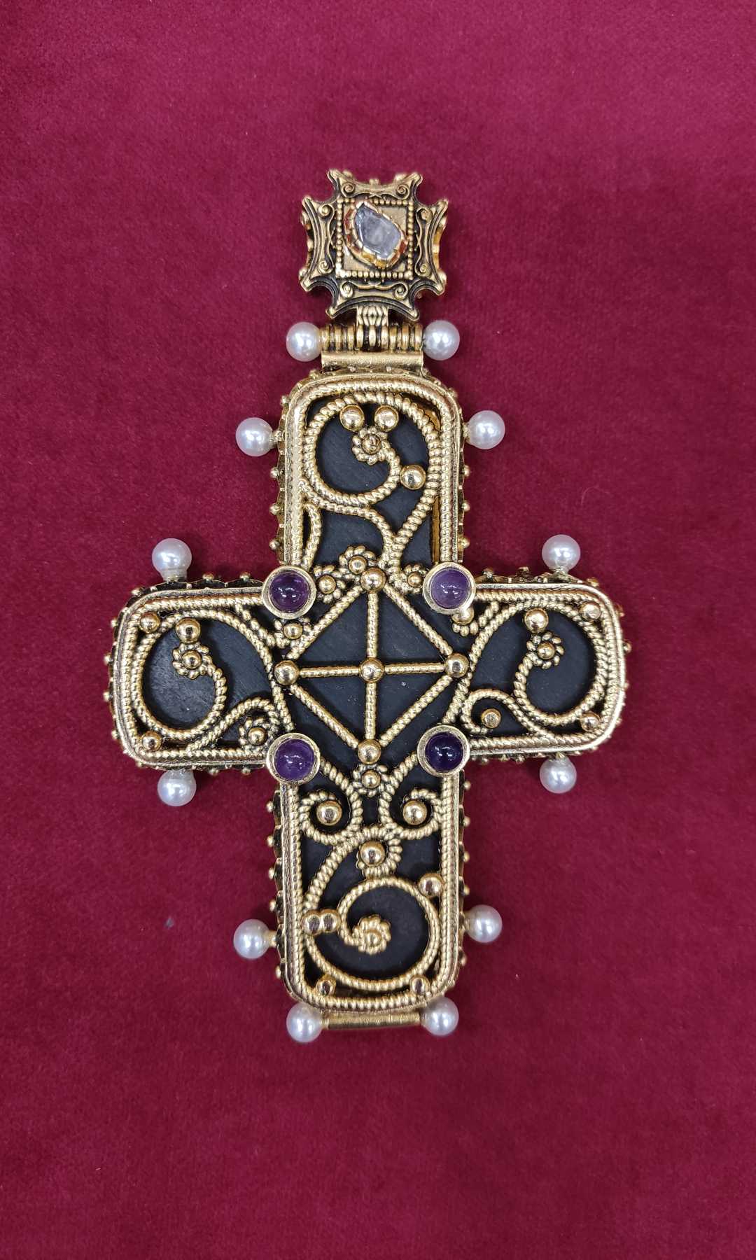 Exquisite Handmaded Pectoral Cross - 0000227 - Byzantine Art