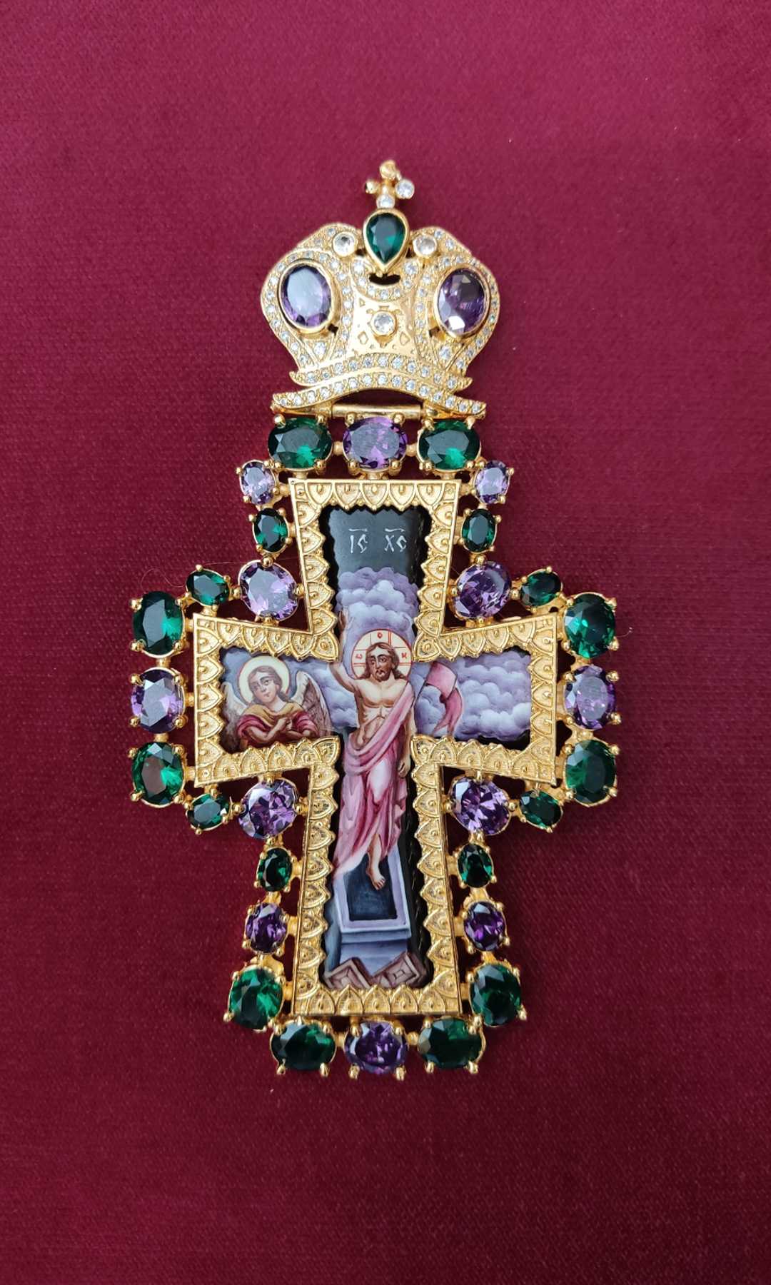 Exquisite Handmaded Pectoral Cross - 0000228 - Byzantine Art