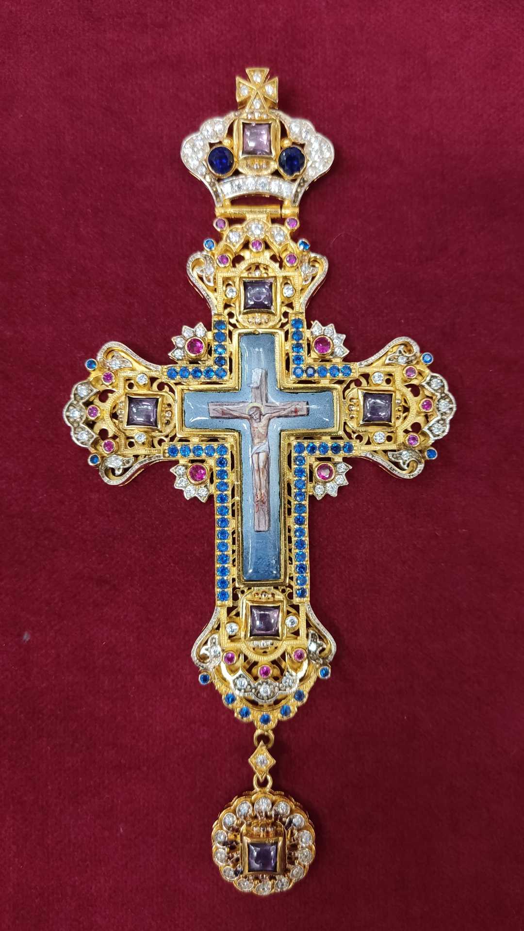 Exquisite Handmaded Pectoral Cross - 0000232 - Byzantine Art
