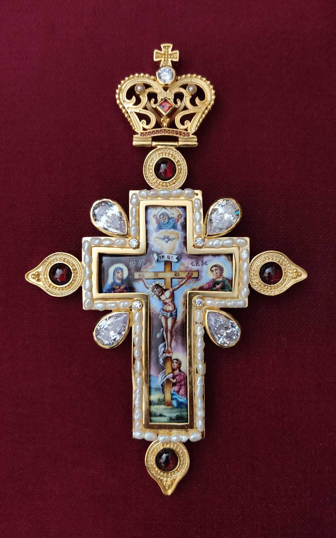 Handmade Pectoral Cross - 0000238 - Byzantine Art