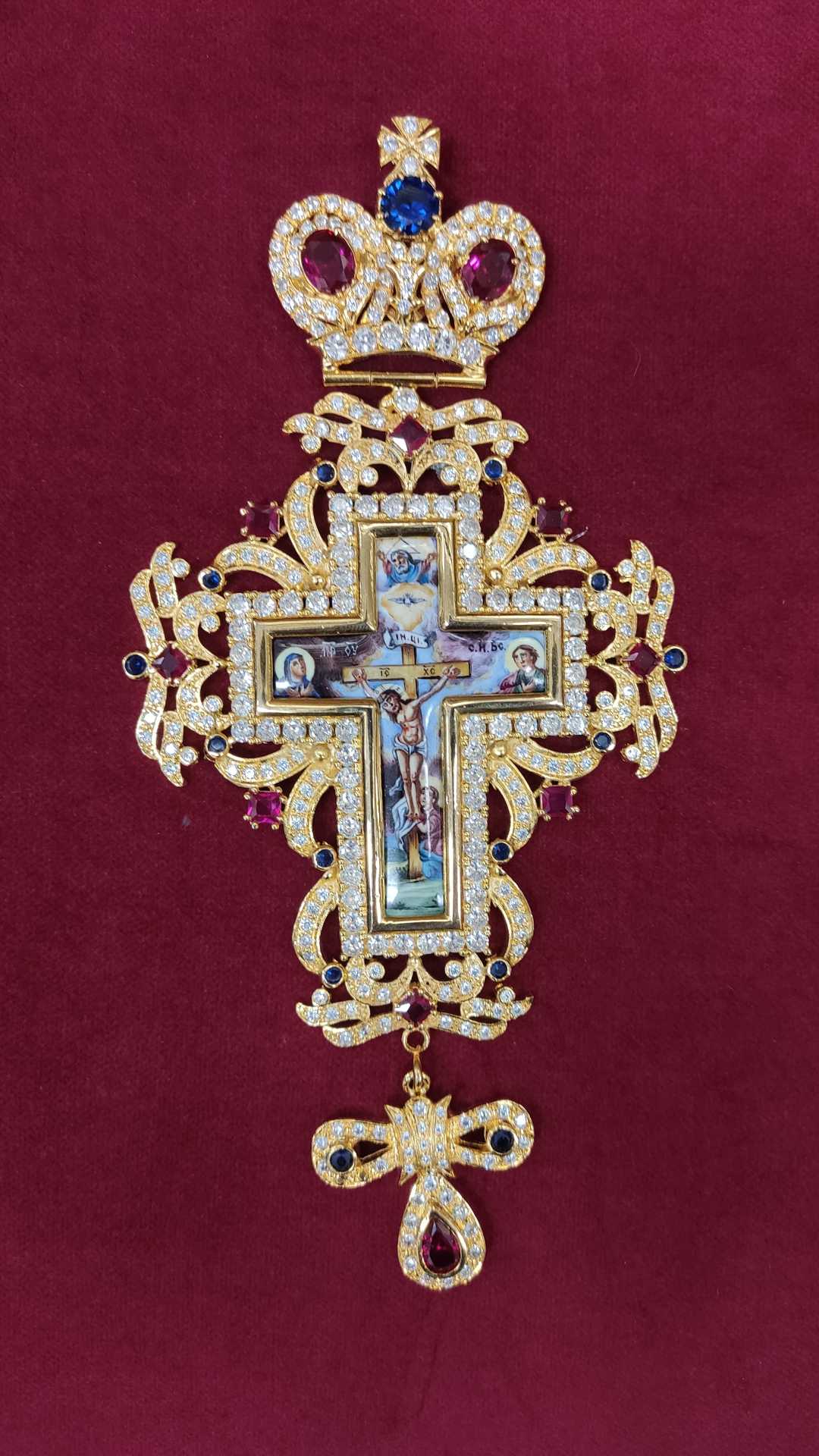 Exquisite Handmaded Pectoral Cross - 0000242 - Byzantine Art