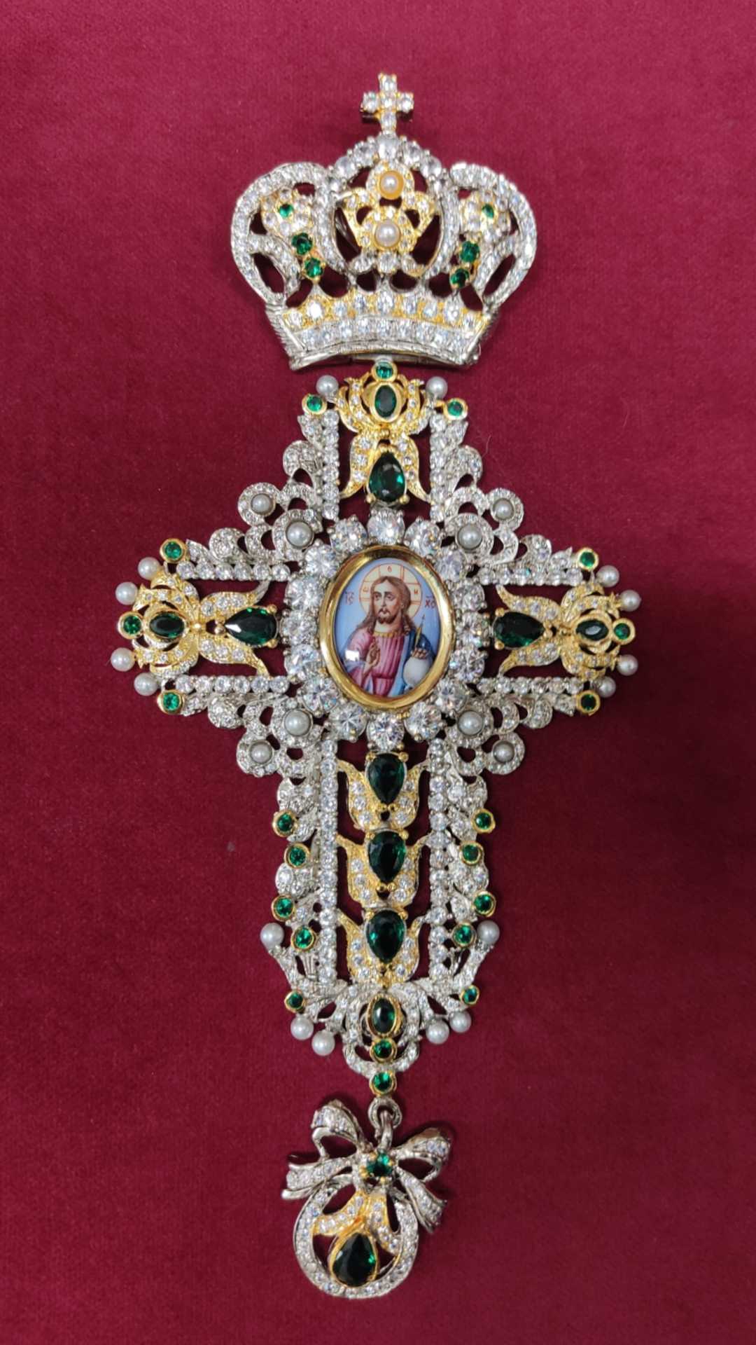 Exquisite Handmaded Pectoral Cross - 0000246 - Byzantine Art
