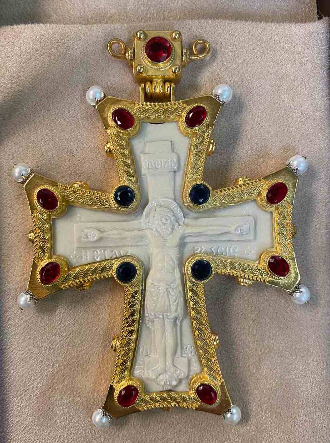 Handmade Pectoral Cross - 0000247 - Byzantine Art