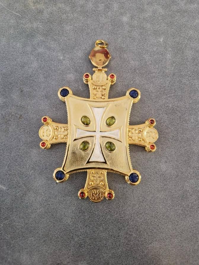 Exquisite Handmaded Pectoral Cross - 0000252 - Byzantine Art