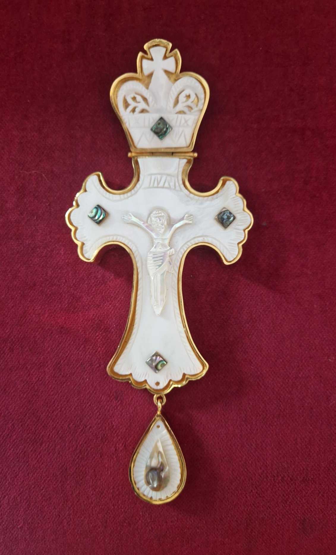 Exquisite Handmaded Pectoral Cross - 0000252 - Byzantine Art