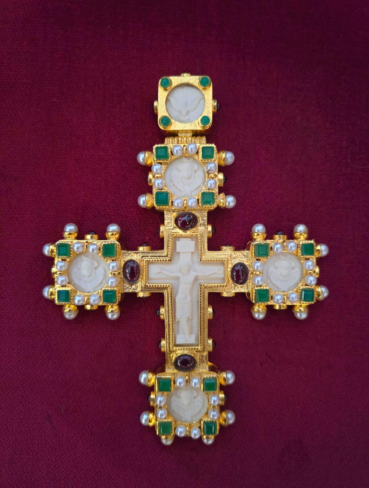 Unique Artistic Handmade Pectoral Cross - 13109251 - Byzantine Art